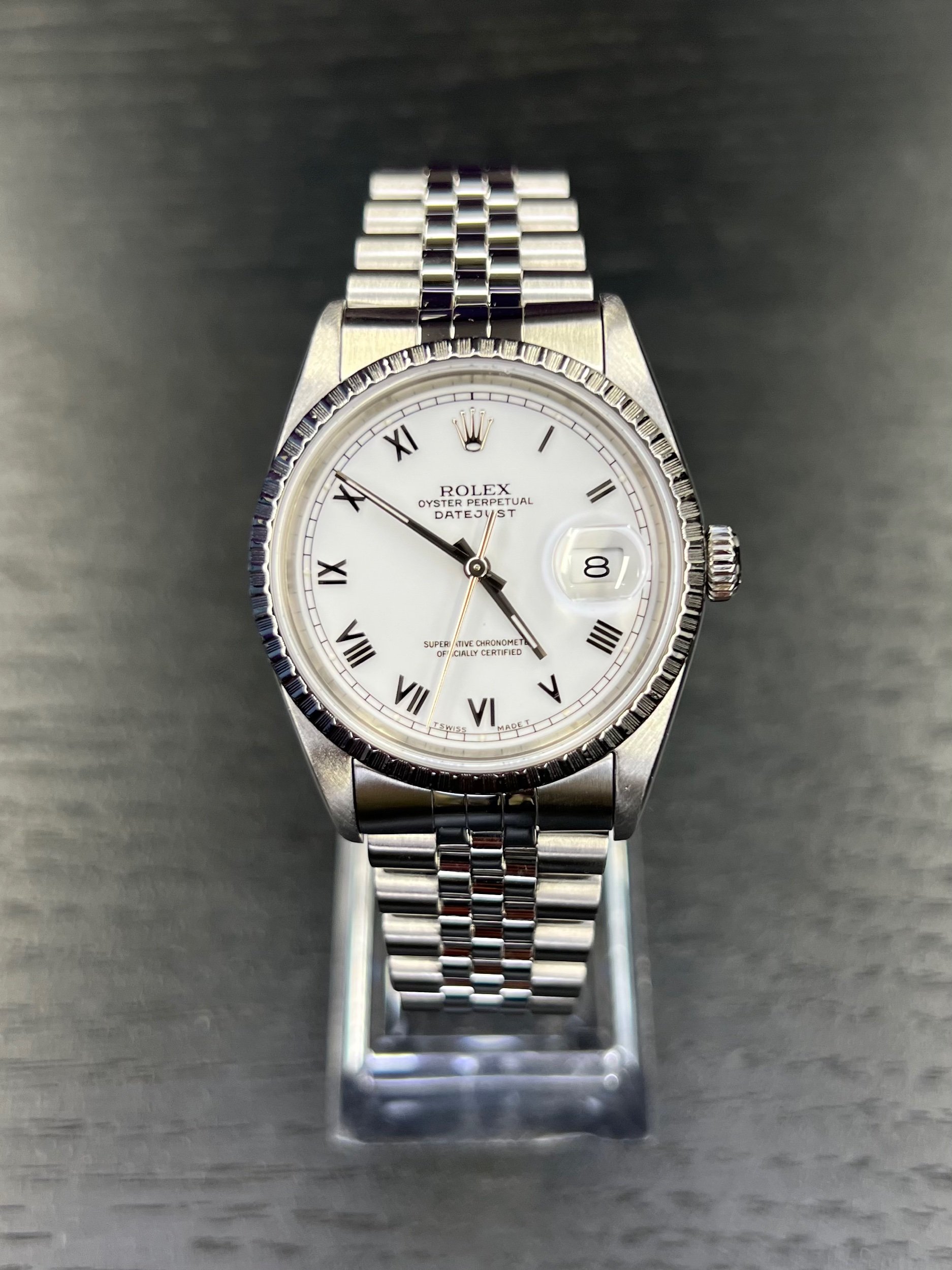 Rolex Datejust 16220 1994 Steel Box Papers - Motion Watches UK